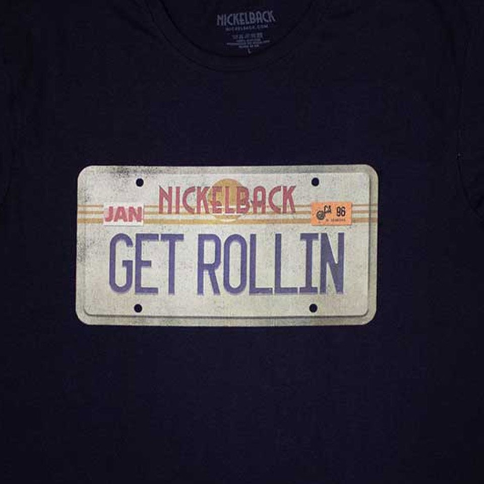 Nickelback License Plate Band Logo T Shirt | eBay Australia