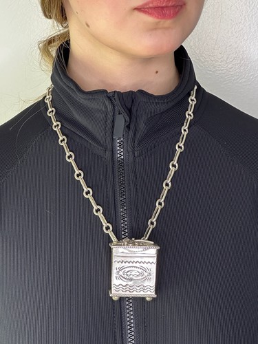 Ben Begay Trinket Box, Stamped Sterling Silver, Feather Necklace | eBay