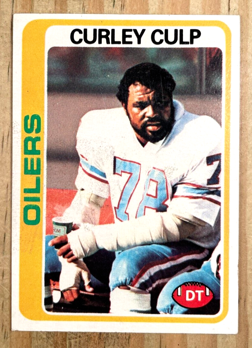 1978 TOPPS CURLEY CULP CARD#67 HOUSTON OILERS KANSAS CITY CHIEFS ...