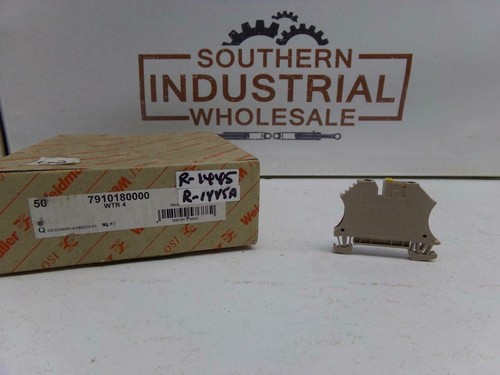 Weidmuller 7910180000 WTR 4 Test-Disconnect Terminal Block Lot 10 | eBay