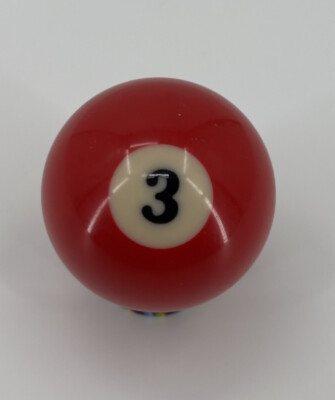 #3 Pool Billiard Ball 2.25, 2 1/4" - Great Shape, No Nicks Or Bumps ...