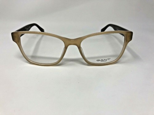 GANT GA4065 045 Eyeglasses Frame 52-16-135 Beige Crystal/Brown Polish ...