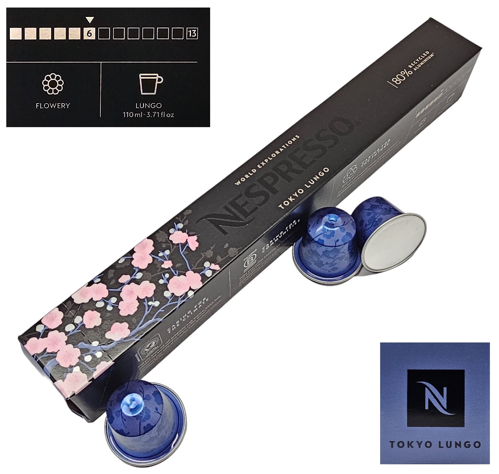 Nespresso CLASSIC Coffee Machine Capsules Pod Sleeve Full Flavour List ...