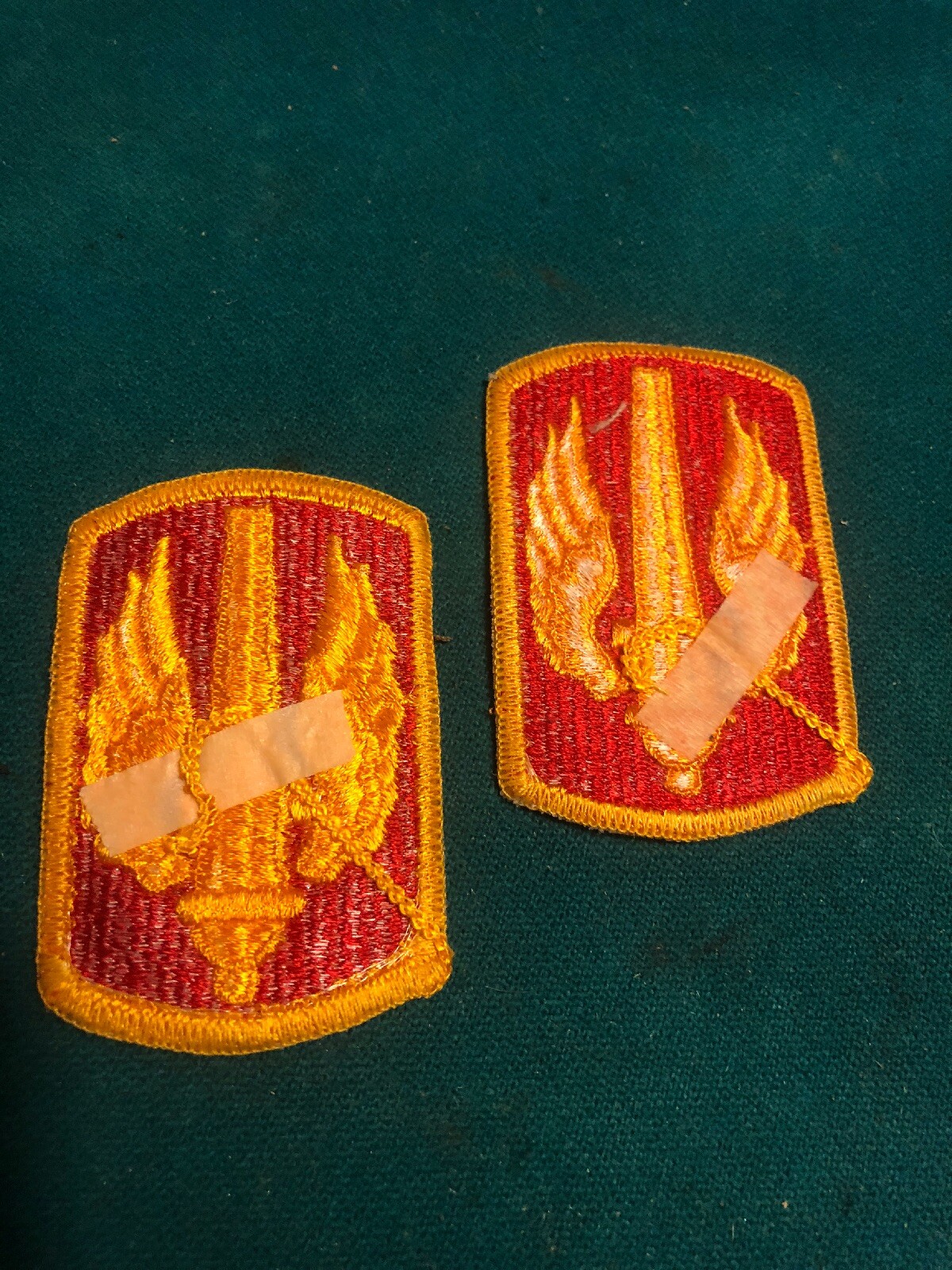 2 US ARMY 18th Field Artillery Fires Brigade FA Dress uniform patch ...