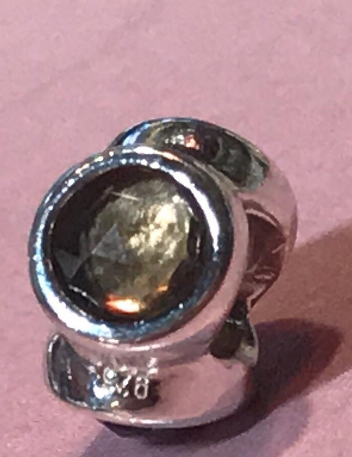 PANDORA | NATURAL LIGHT SMOKY QUARTZ CHARM NEW 790351SQ RARE RETIRED ...