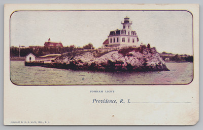 Postcard: Pomham Light in Providence Rhode Island | eBay
