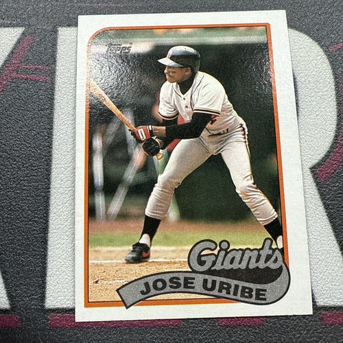 🔥 Rare 1989 JOSE URIBE Topps Baseball Card #753 Keep sealed for 35 ...