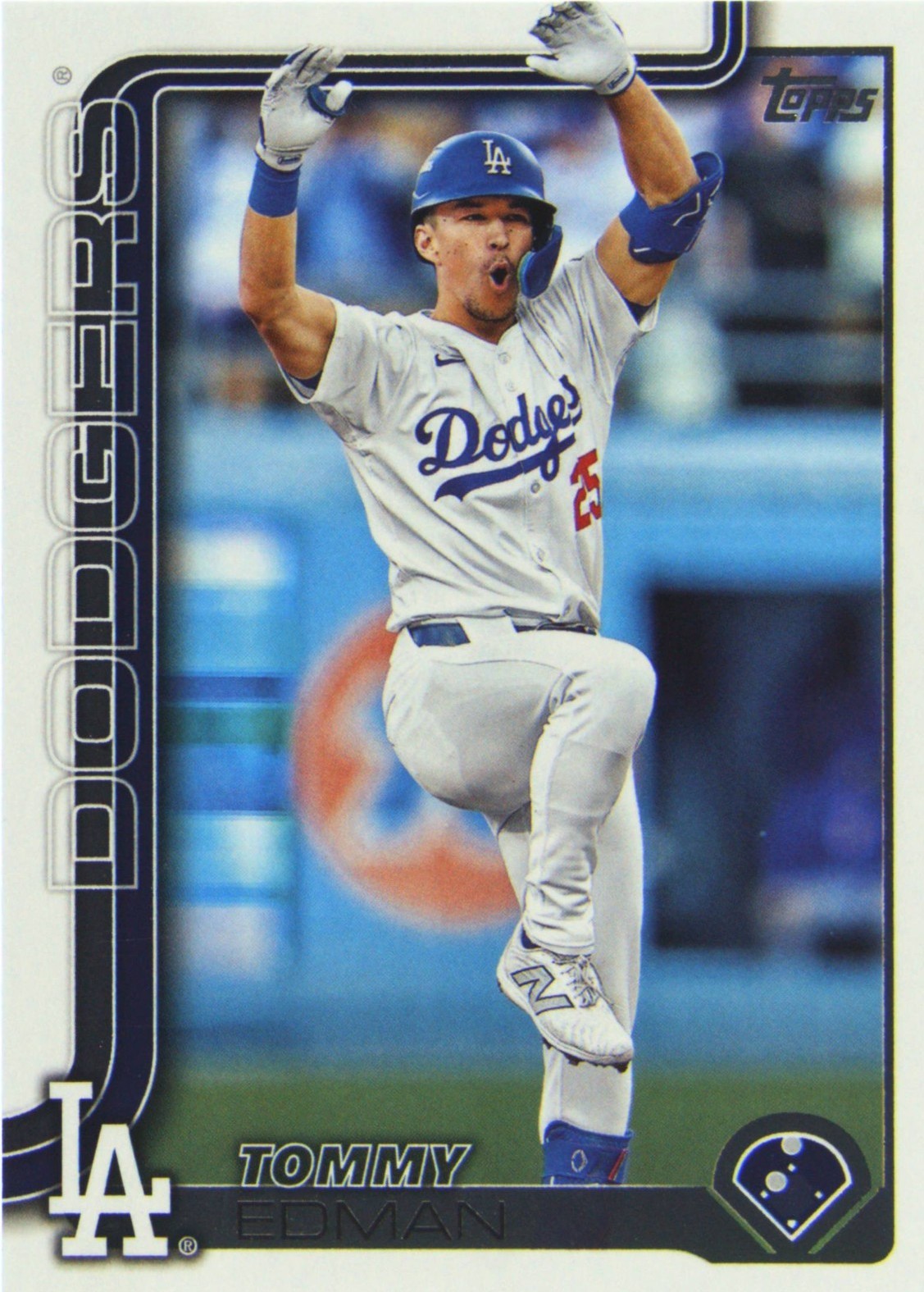2025 Topps Series 1 - Dancing Dodgers Variation Tommy Edman #214 for ...