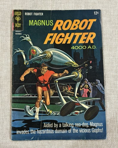 Magnus Robot Fighter 16 Gold Key 4000 AD 1966-68 Aided by a Talking Neo ...