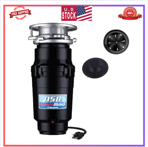 Waste Maid 1/2 HP Garbage Disposal–Anti-Jam Stainless Steel Food ...