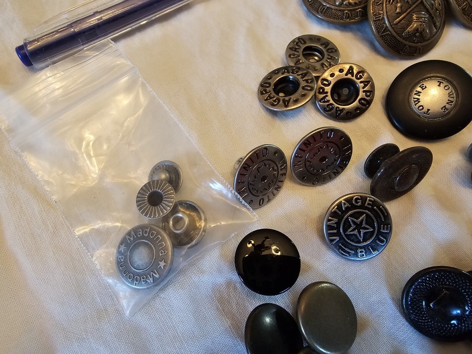Vintage Metal Buttons & Jean Rivets | eBay