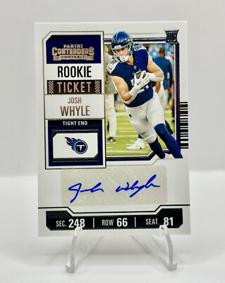 2023 Panini Contenders JOSH WHYLE Silver Foil Rookie Ticket Auto RC ...