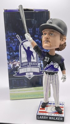 Larry Walker Colorado Rockies Hall of Fame HOF 2020 Bobblehead #33 NIB ...