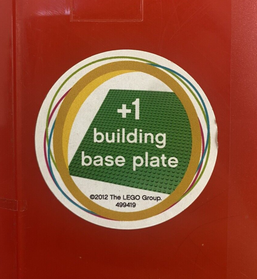 LEGO RED PROJECT LEGO & MINI FIGURE STORAGE CASE Large 13" X 12" Hard ...