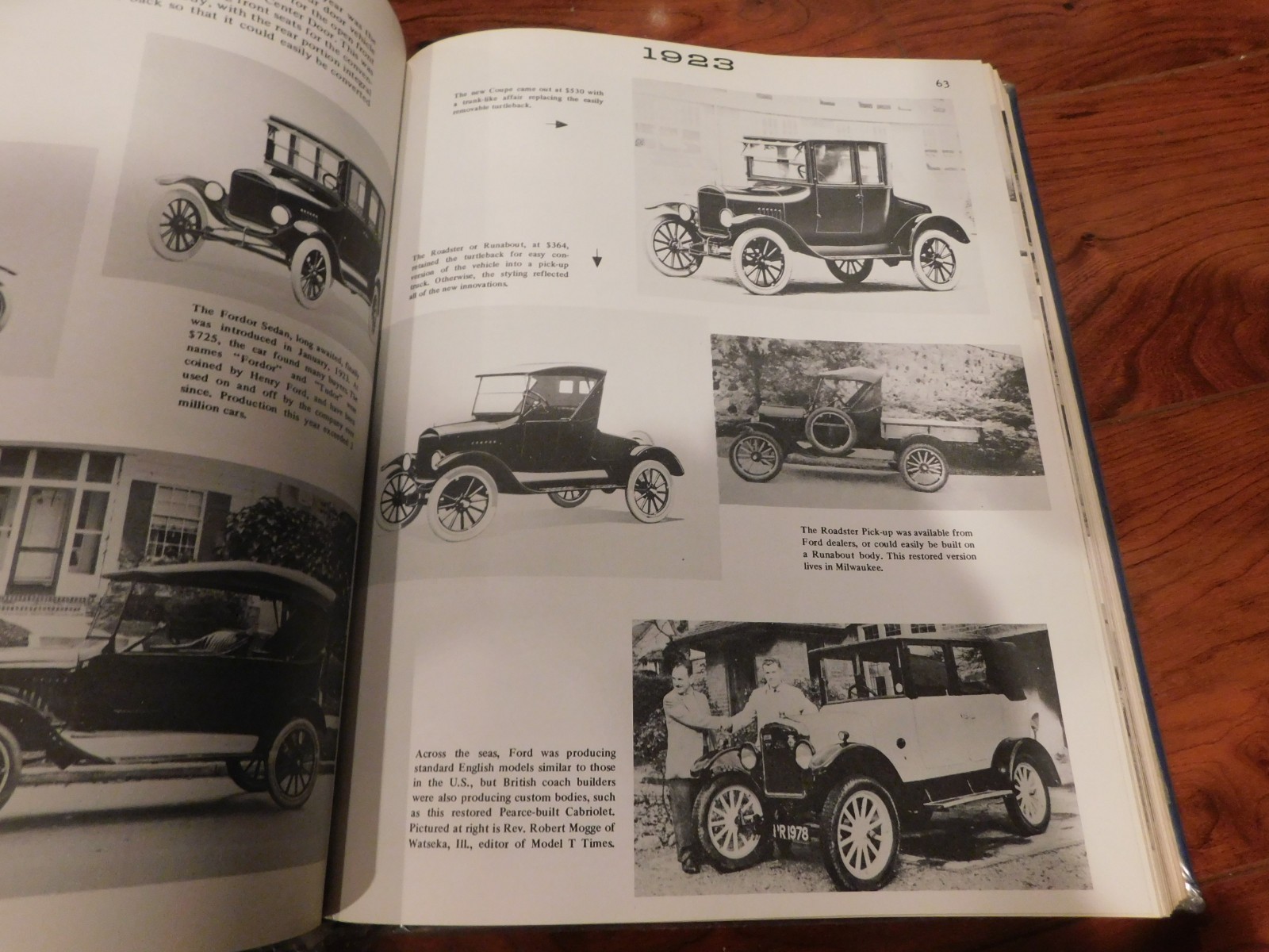 1903-1971 Ford Illustrated History Hardcover Book | Vintage Original Print