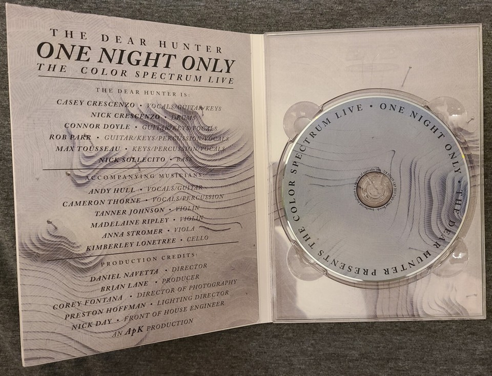 The Dear Hunter - The Color Spectrum Live (DVD) 646920316595 | eBay