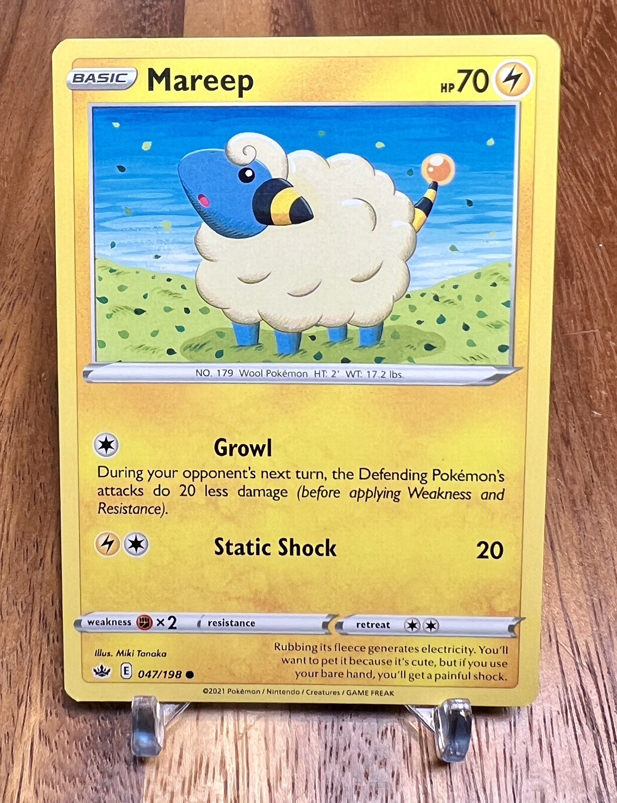 Mareep 047/198 Non Holo Chilling Reign Pokemon Card NM | eBay