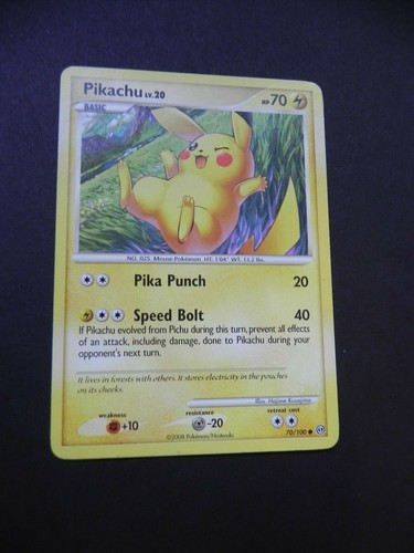 Pokemon Stormfront Set Pikachu | eBay