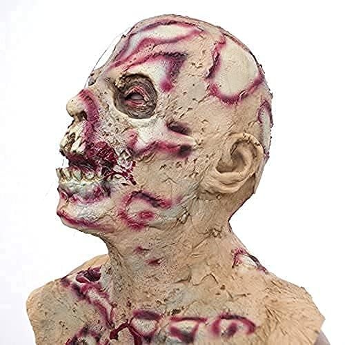 Scary Zombie Head Mask Vampire Mask for Adult Creepy Costume Horror ...