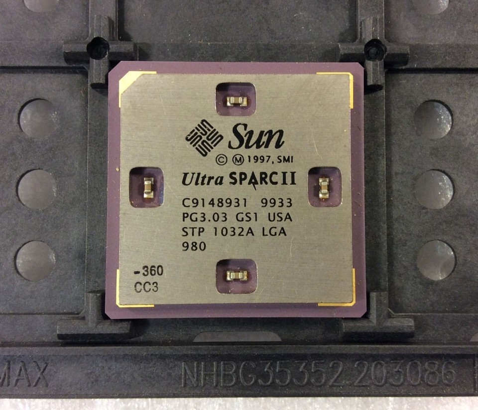 SUN Ultra SPARC II STP 1032A LGA Processor Chip - NEW - Lot of 96 CPUs ...