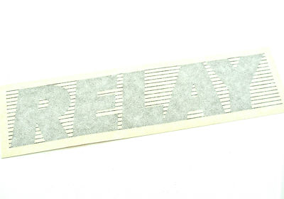 Genuine New CITROEN RELAY DECAL Silver Sticker Emblem For C25 Van Bus ...