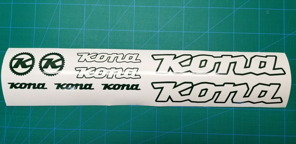 Kona Frame Decals. MTB CX DH XC. Process Honzo Custom colors. USA ...