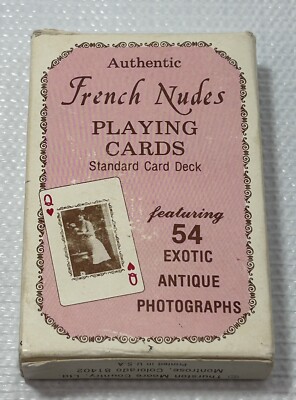 Authentic Beauty French Female Models Risque Exotic VTG Photos Playing ...