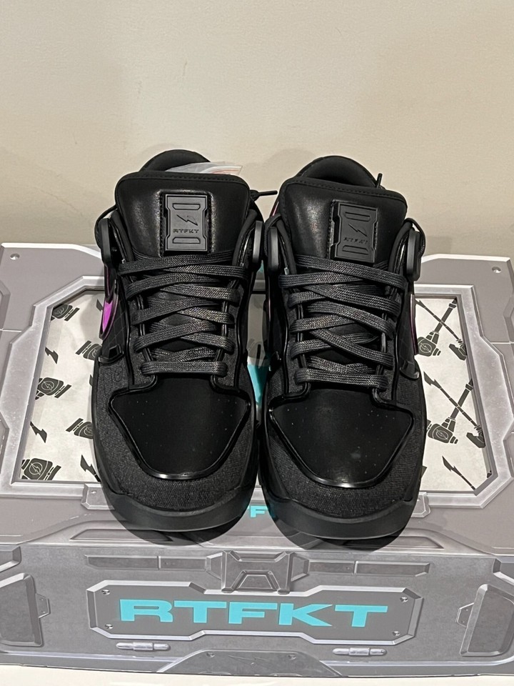 Nike RTFKT x Dunk Genesis Void - Size US 14 Black/Wild Berry (Purple ...