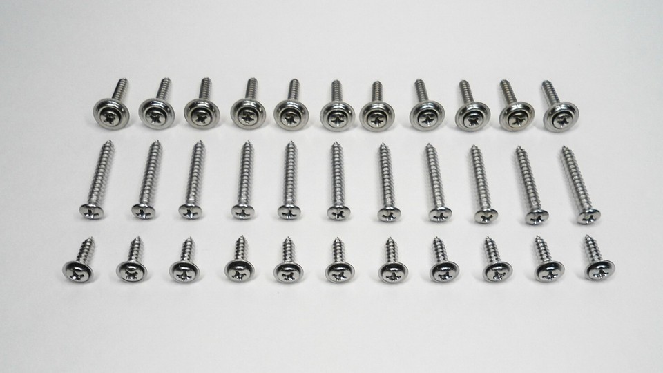 66 CHROME INTERIOR SCREWS! FOR: G-BODY MONTE CARLO HURST OLDS 442 SS ...