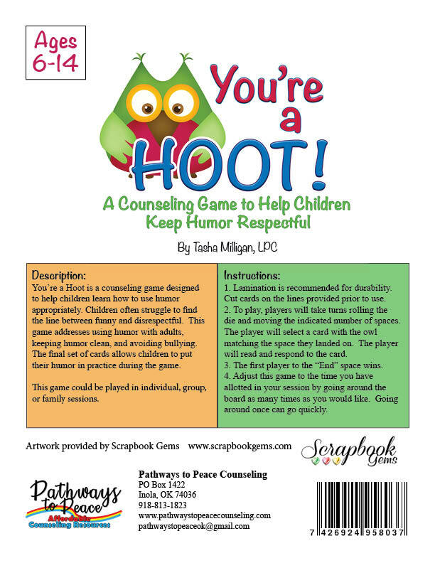 You're A Hoot Counseling Game to Help Children be Respectful with Humor ...
