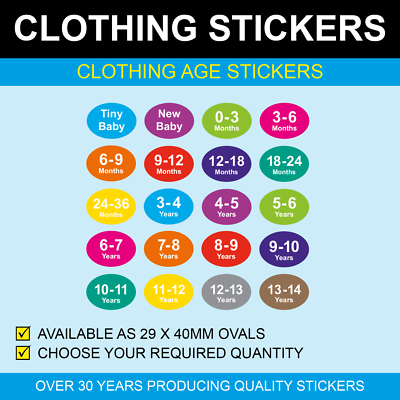Age Stickers | eBay