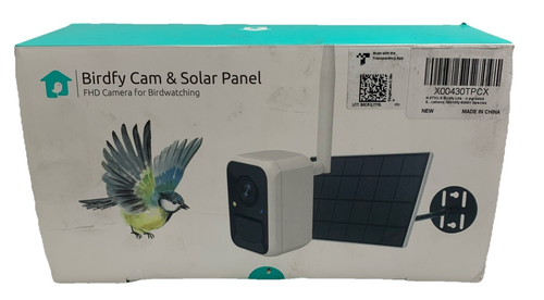 NETVUE Birdfy Cam & Solar Panel FHD Camera for Birdwatching Motion ...