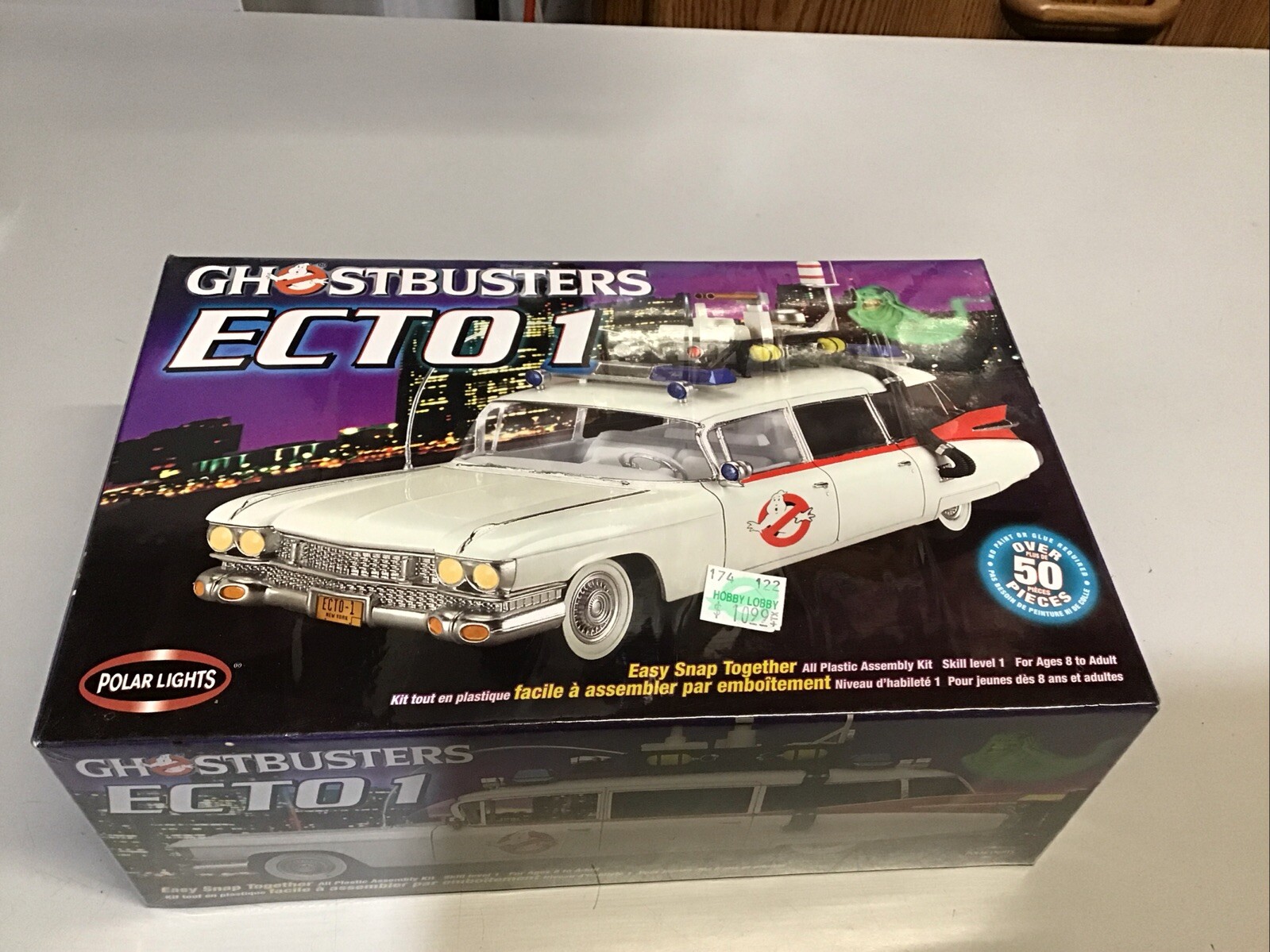 Ghostbusters ECTO 1 Model Kit Polar Lights 1/25 sc Factory Sealed Box ...