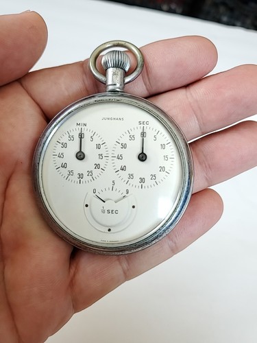 Vintage Junghans Germany Pocket Stop Watch, Was Used For TRAILER BOATS ...