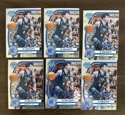 (6) 2024-25 BOWMAN CHROME U PJ HAGGERTY 1ST BOWMAN Memphis Tigers #59 ...