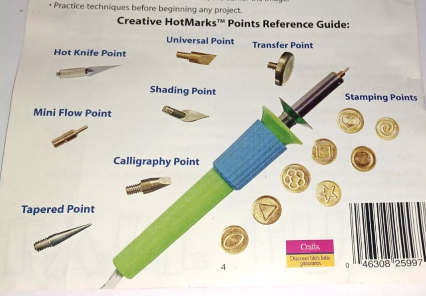 Walnut Hollow Creative Hot Marks Scrapbooking Tool 15 Points Hot ...