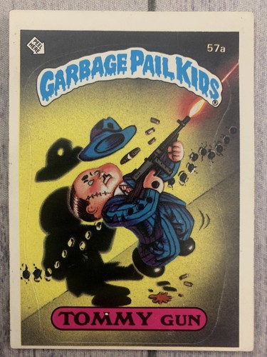 Garbage Pail Kids OS2 GPK 2nd Series Tommy Gun Card 57a Matte Back ...