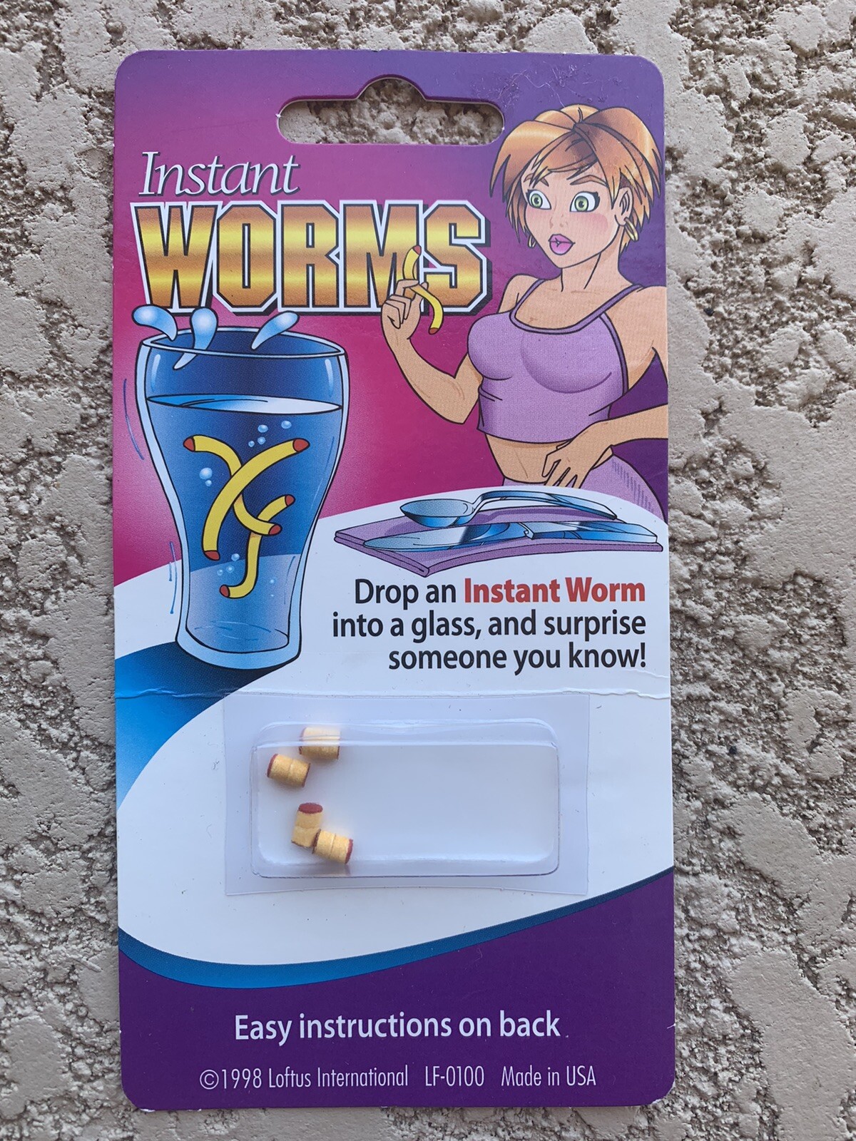 4 INSTANT MAGGOT WORMS - Prank Drink Magic Trick Gag Novelty Joke | eBay