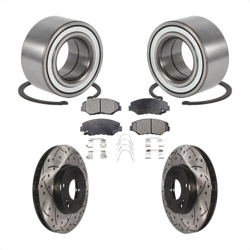 Disc Brake Rotors and Pads Kit for 11-12 Honda Element Front of Car KBB ...