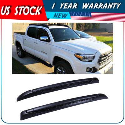 ?For 2005-2023 Toyota Tacoma Double Cab Roof Rack Side Rails Bars Set ...