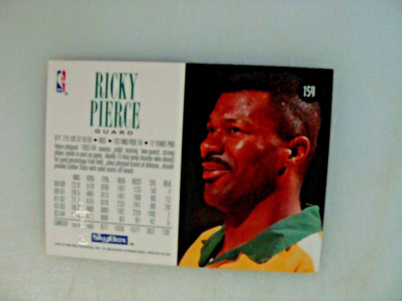 RICKY PIERCE - TRADED to GOLDEN STATE - Card #159 - SKY BOX 1994'1995 ...
