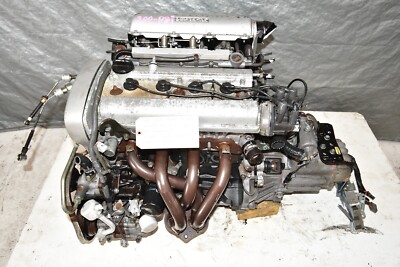 JDM Toyota Levin Corolla 4AGE Silver-Top 20-Valve 4A-GE 1.6L Engine ...