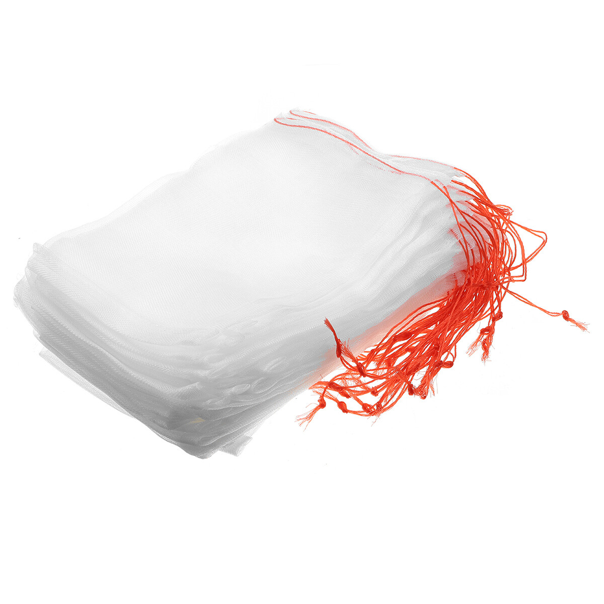 50PCS Garden Plant Fruit Veg Protect Drawstring Net Bag Against Insect ...