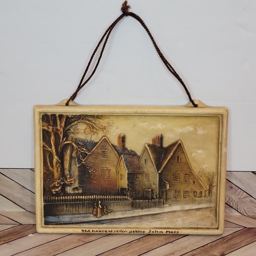 VTG Ivorex 3D Plaques The House of the Seven Gables in Salem ...