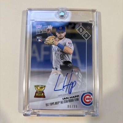2017 TOPPS NOW ON CARD CERTIFIED AUTOGRAPH ROOKIE CARD OS-11B IAN HAPP ...
