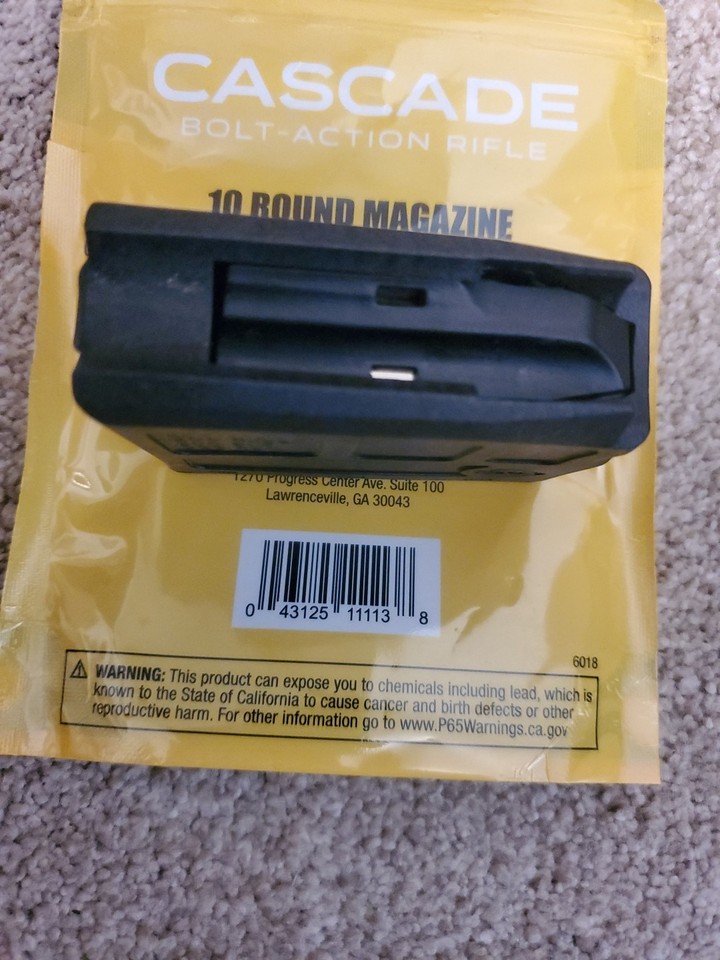 Cva Cascade 10 Round Factory Magazine 223,300 Blackout,204 Ruger | eBay