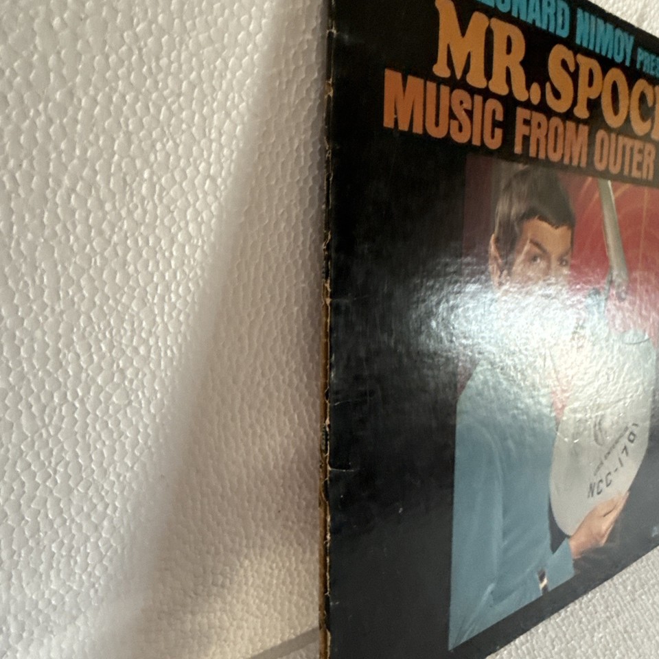 1967 SIGNED LEONARD NIMOY "MR. SPOCK'S MUSIC FROM OUTER SPACE" LP ALBUM ...