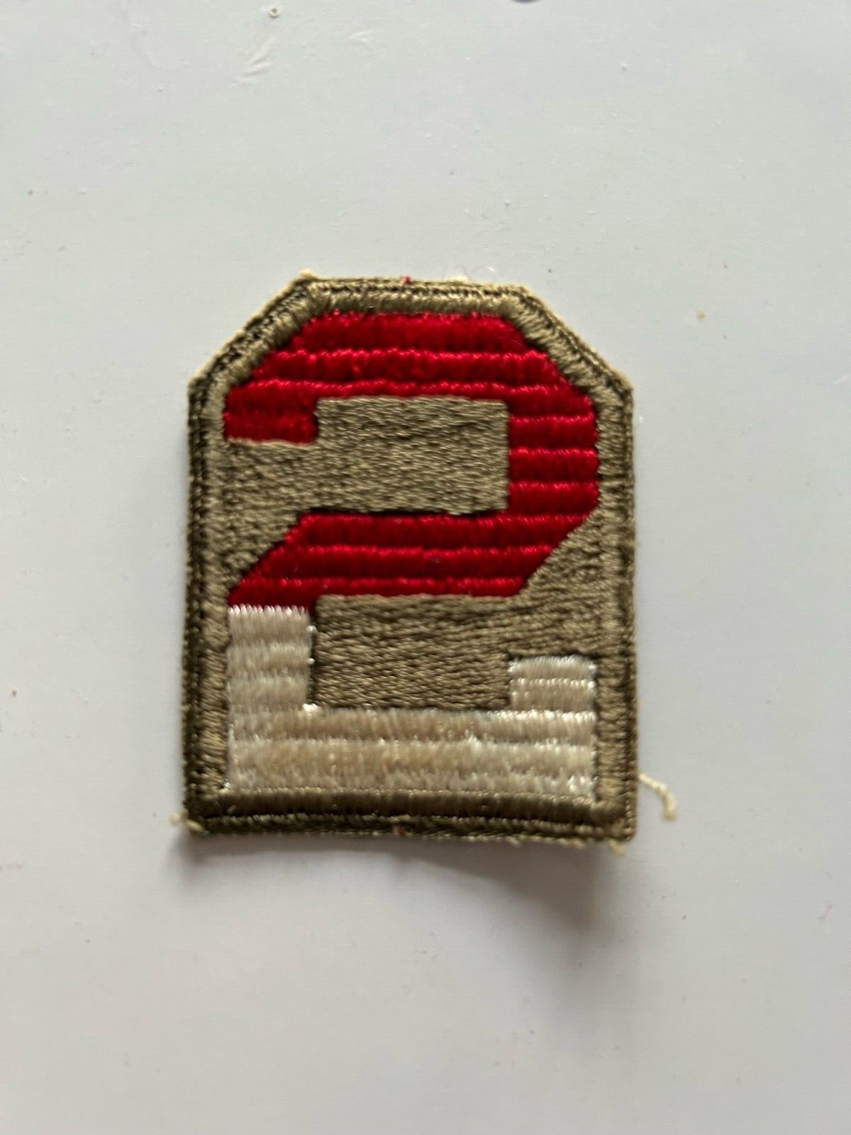 VINTAGE MILITARY Patch - 2nd ARMY CLASS A #2 - RED, WHITE & GREEN | eBay