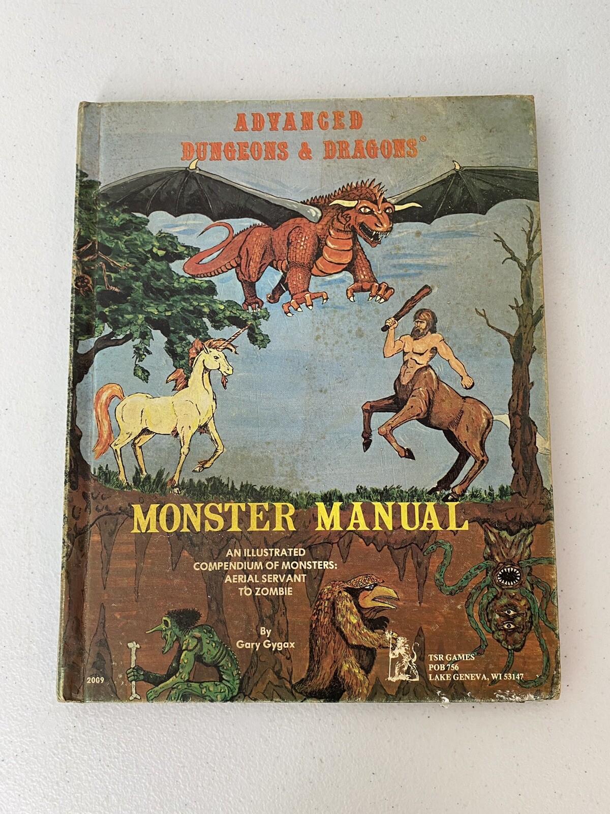 Advanced Dungeons & Dragons AD&D 1978 Monster Manual RARE 2nd Edition ...
