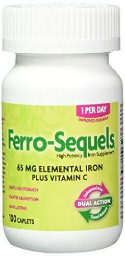 Ferro-Sequels High Potency Iron Supplement for sale online | eBay